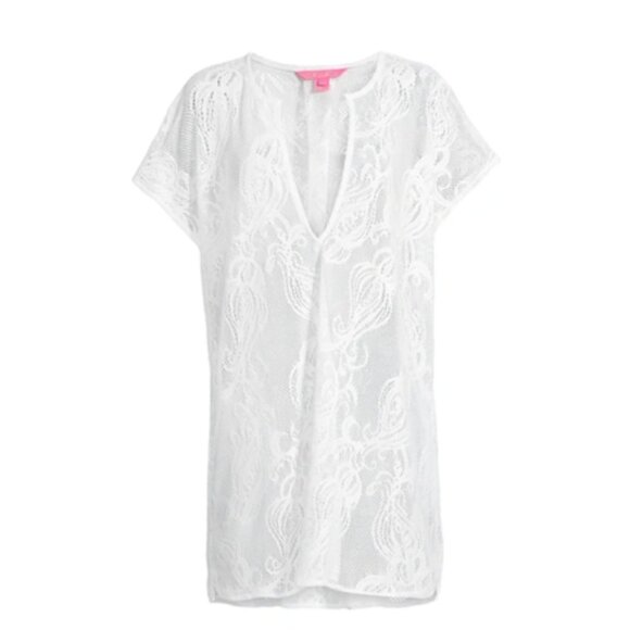 Lilly Pulitzer | Swim | Lilly Pulitzer Aideen Crochet Coverup In Resort ...